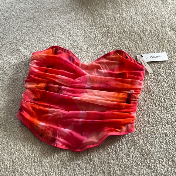 Glassons | Tops | Glassons Corset Top Size Large Nwt | Poshmark